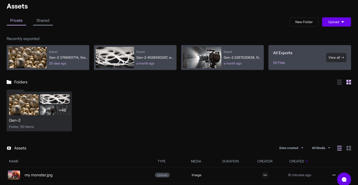 How to organize assets – Runway